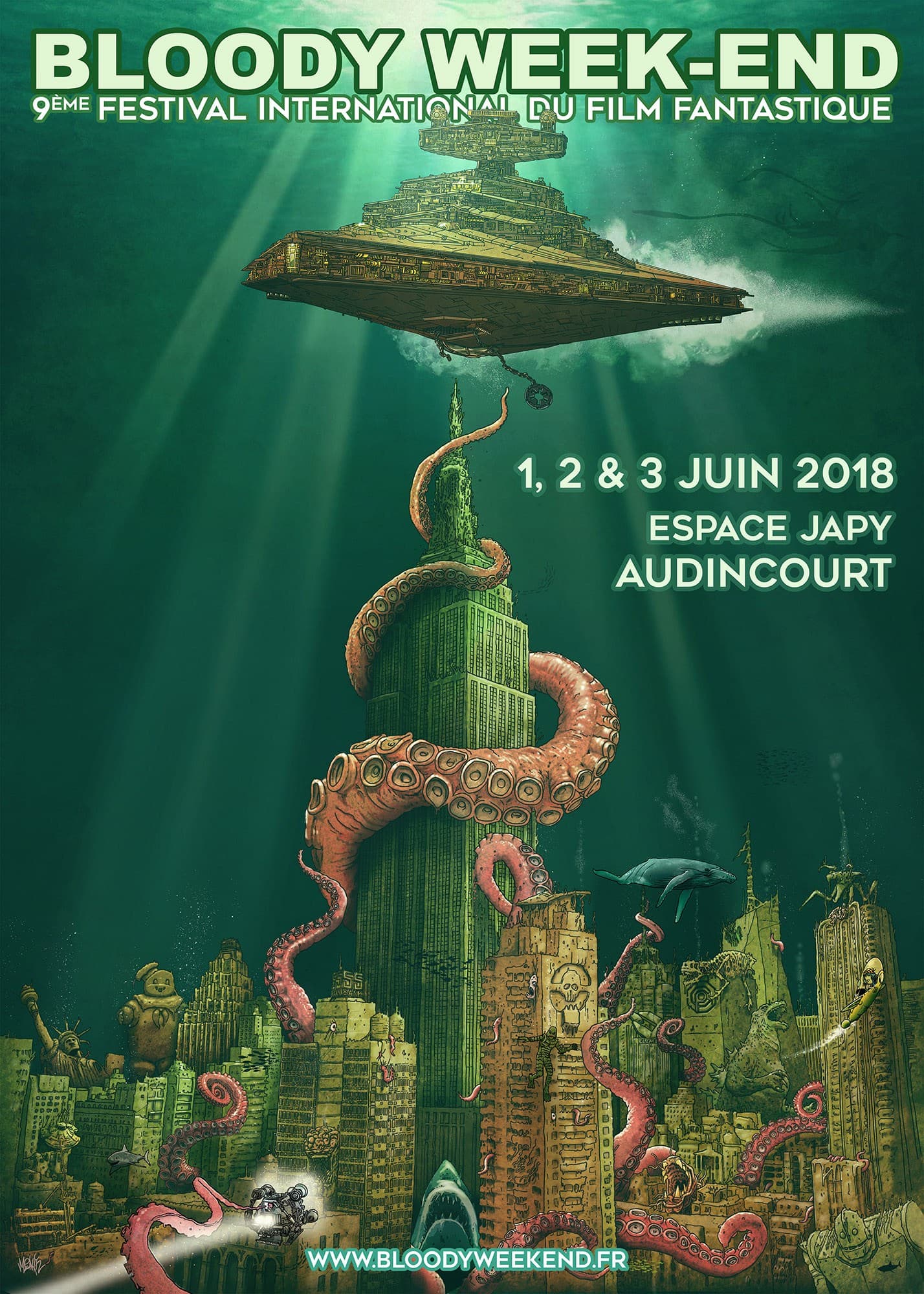 Le Bloody Week-End 2018 dévoile son affiche